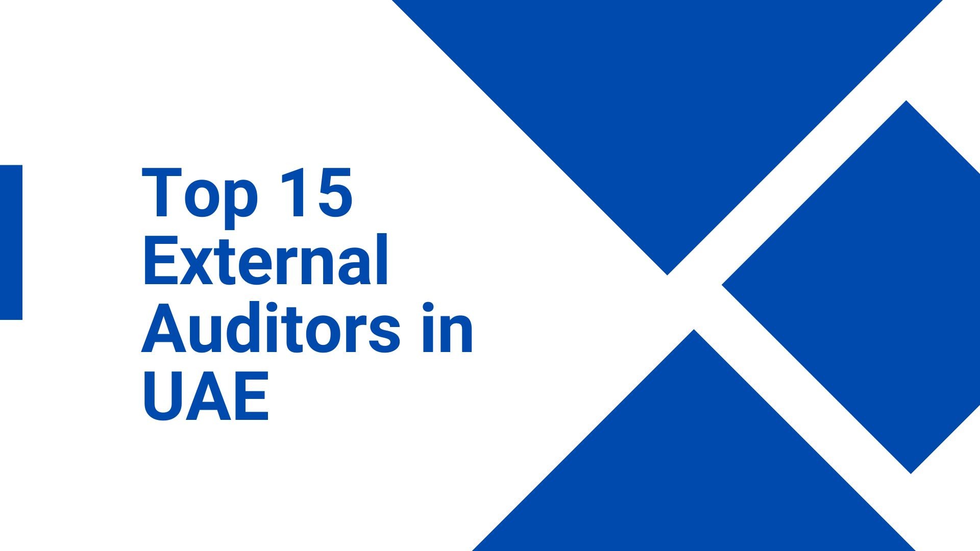 Top 15 External Auditors in UAE